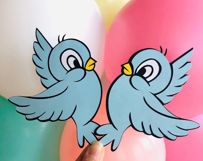 Cinderella Blue Birds/cinderella Party/cinderella Birthday Party ...