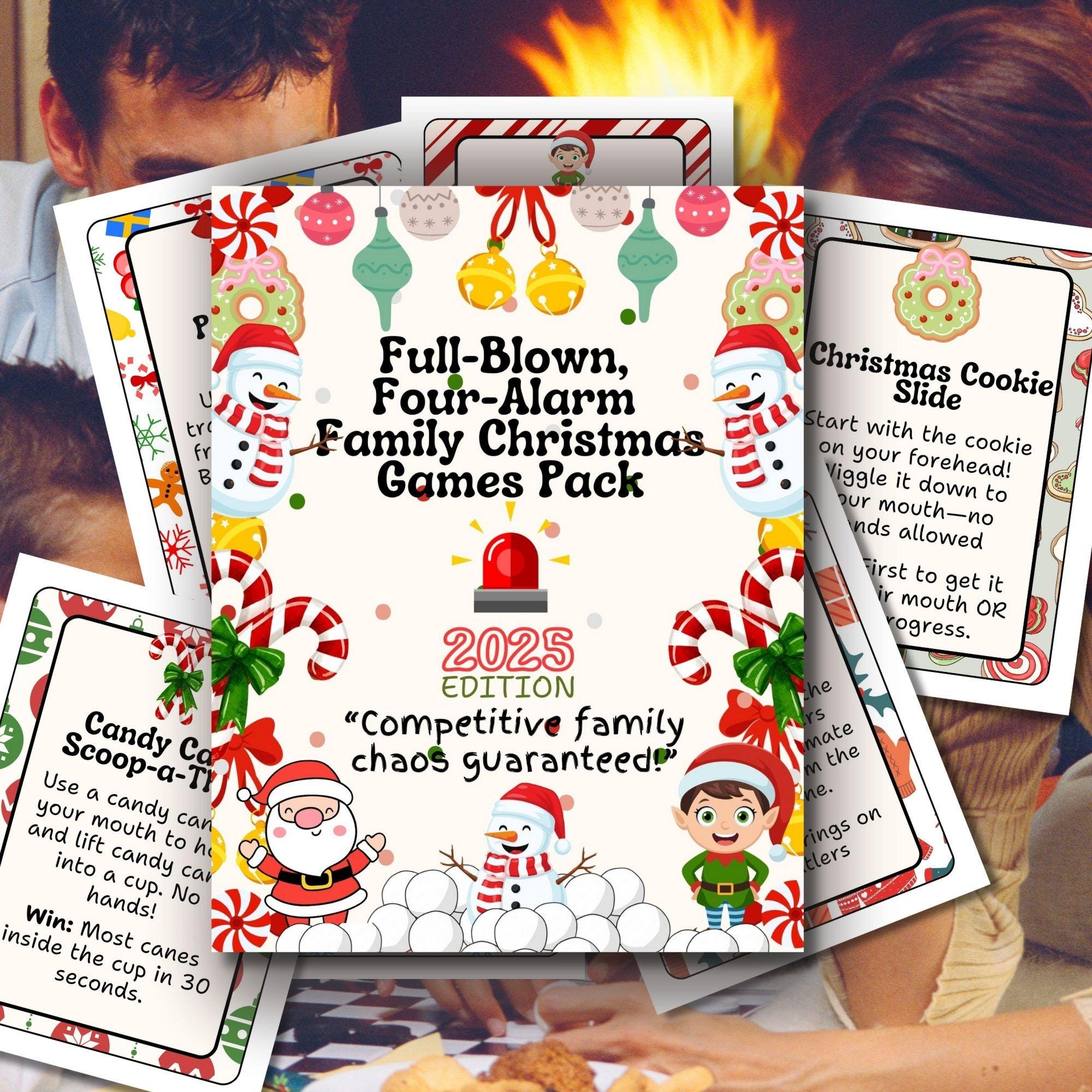 Ultimate Christmas Friends and Family Minute-to-win-it Game Pack ...