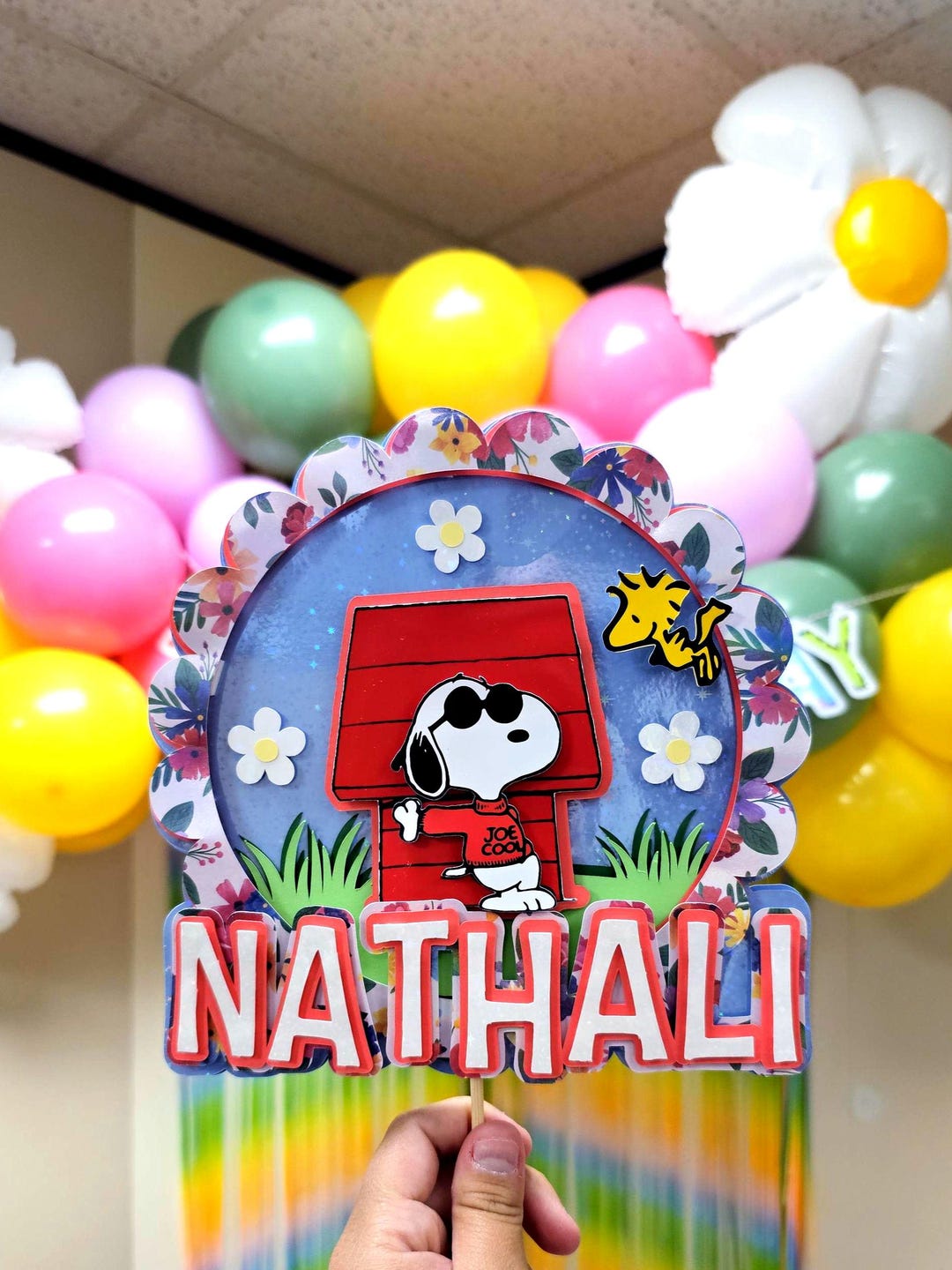 Snoopy Cake Topper | Birthday Cake Topper | Peanuts Cake Topper - Etsy