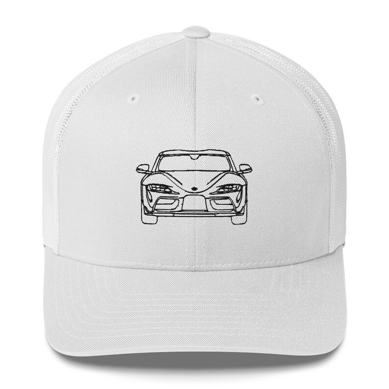 Toyota Supra MK5 Embroidered Trucker Cap, Toyota Supra Adjustable Hats ...