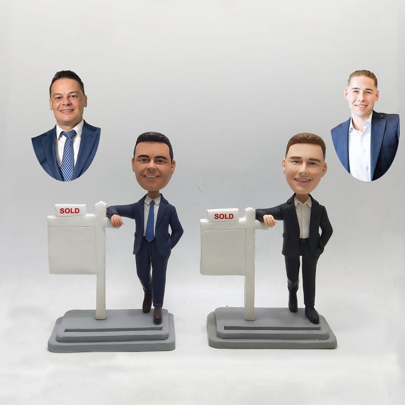 Custom Realtor Bobblehead Personalized Real Estate Agent Gift From ...