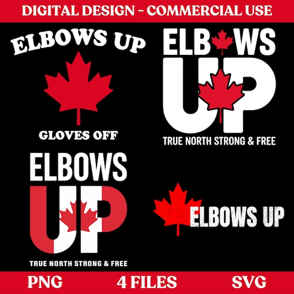 Elbows up Canada Svg - Etsy Canada