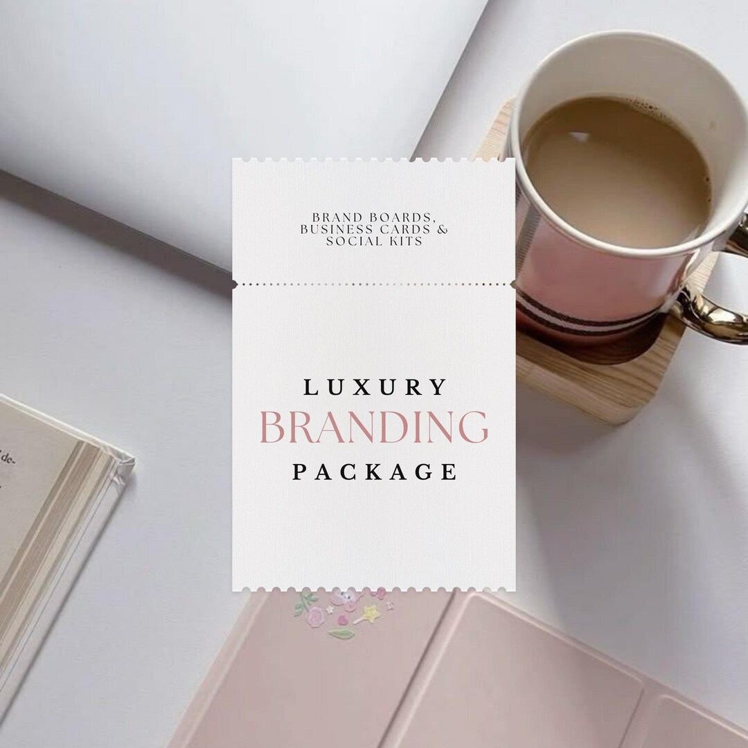 Custom Logo Design, Minimalist Branding Kit - Etsy
