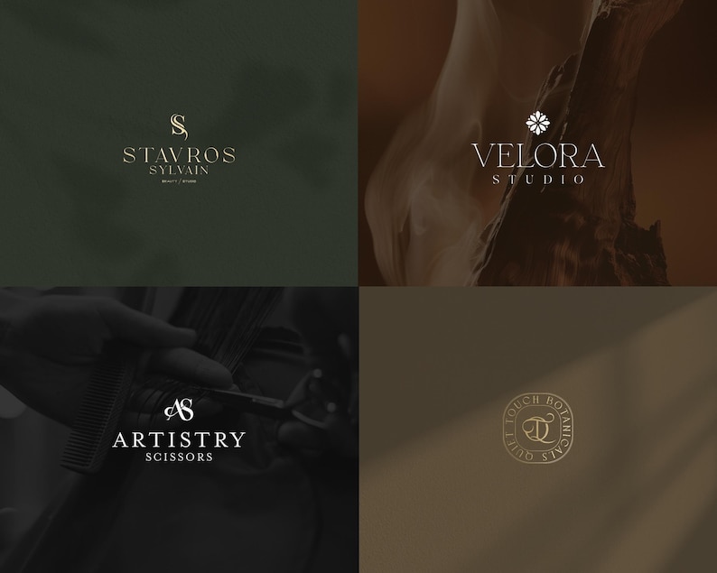 Custom Minimalist Logo Design | Brand Identity & Stationery - Etsy