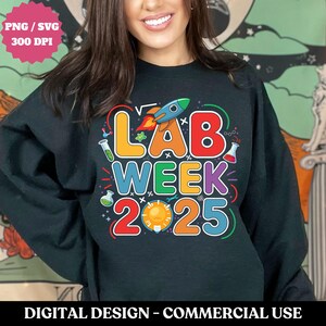 Lab Week 2025 Medical Laboratory Tech Scientist Png Svg, Lab Week 2025 ...