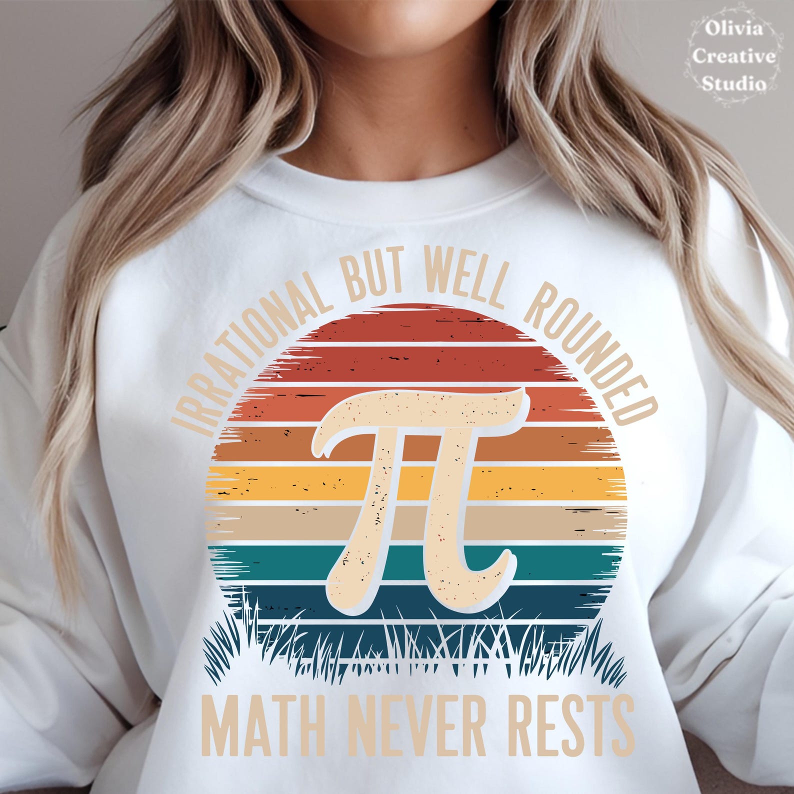 Irrational but Well-rounded Svg Png Eps, Pi Svg, 3.14 Svg, Pi Day Svg ...