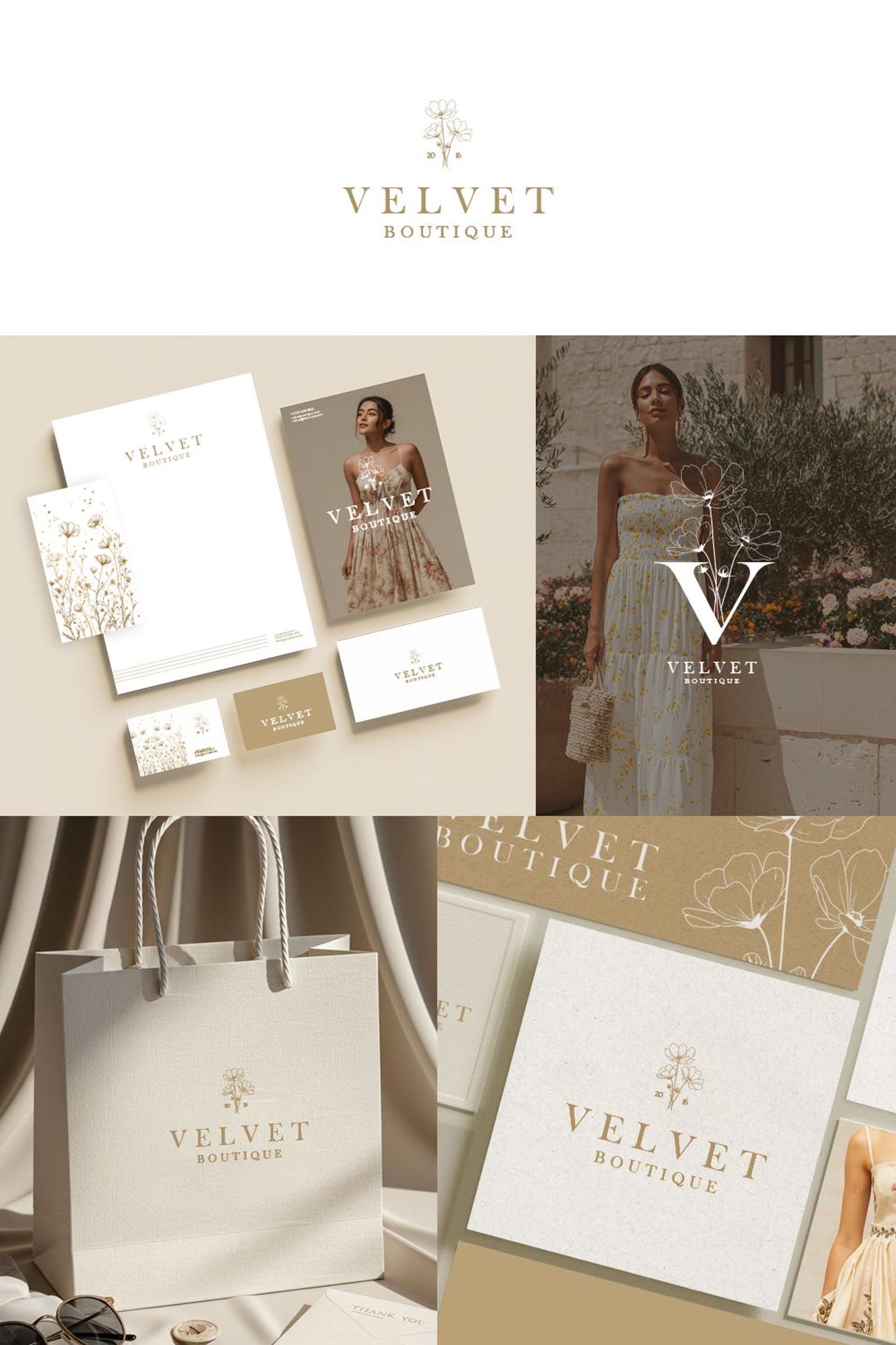 Custom Logo Design and Branding Kit: Modern Minimalist Full Branding ...