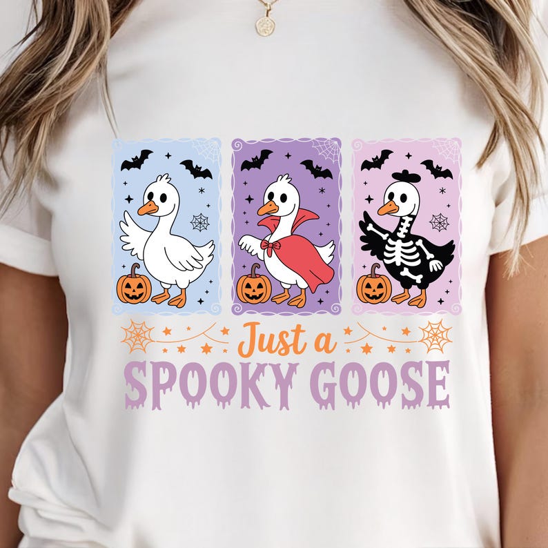 Spooky Goose Halloween Costume PNG SVG, Funny Goose Sublimation - Etsy