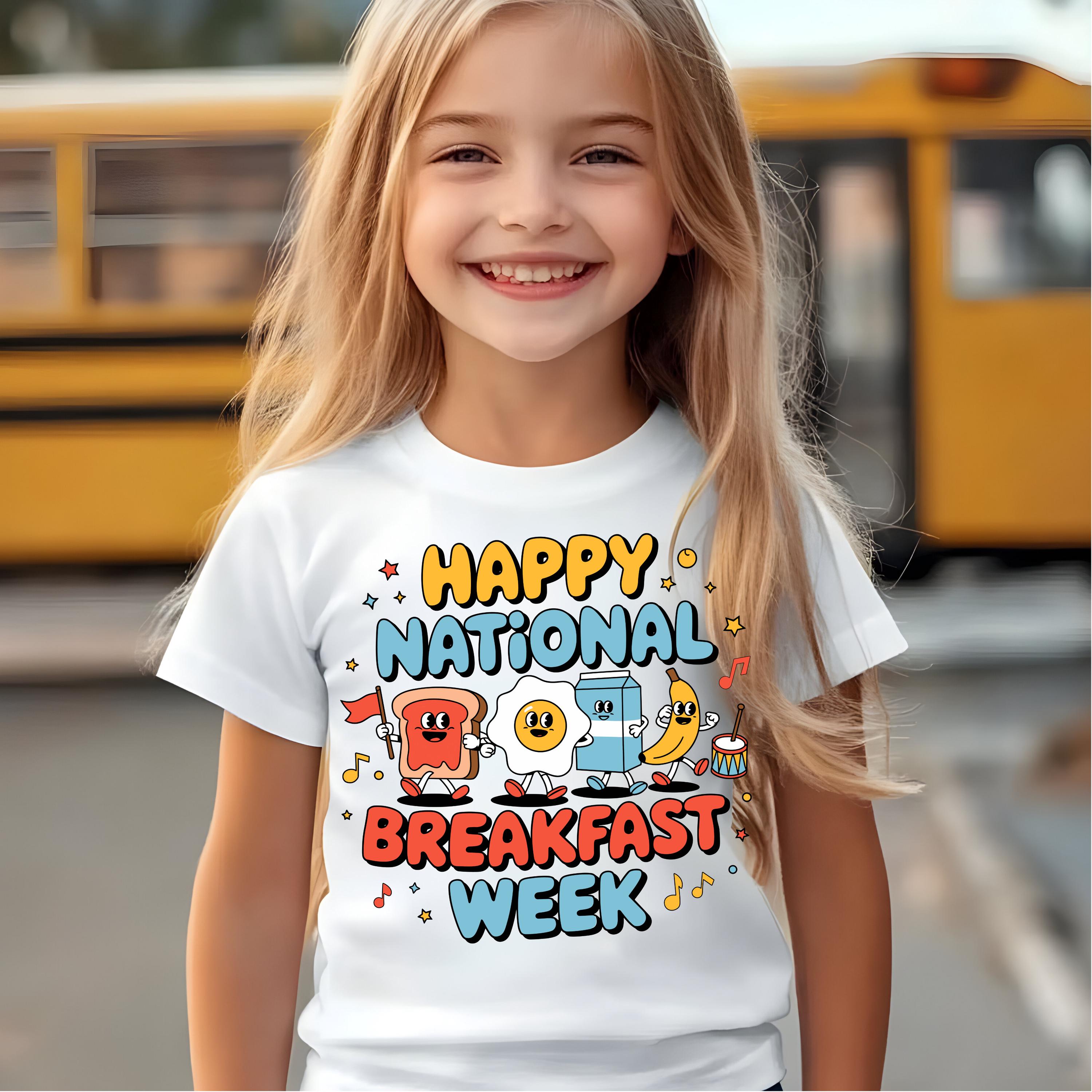 Happy National School Breakfast Week PNG SVG | School Breakfast Digital ...