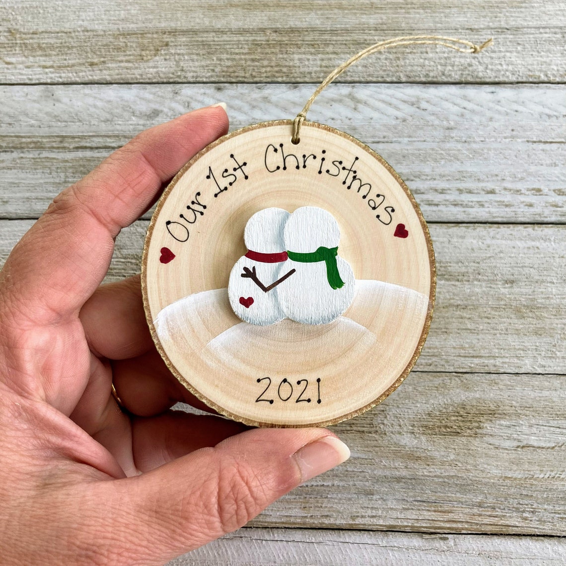 First Christmas Ornament Our First Christmas Together - Etsy