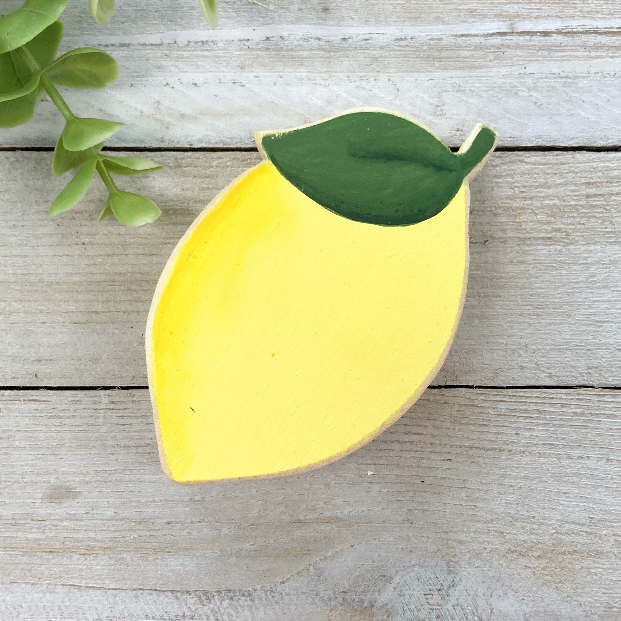 Mini Lemon Sign Wood Lemon Cutout Lemon Tiered Tray Decor | Etsy