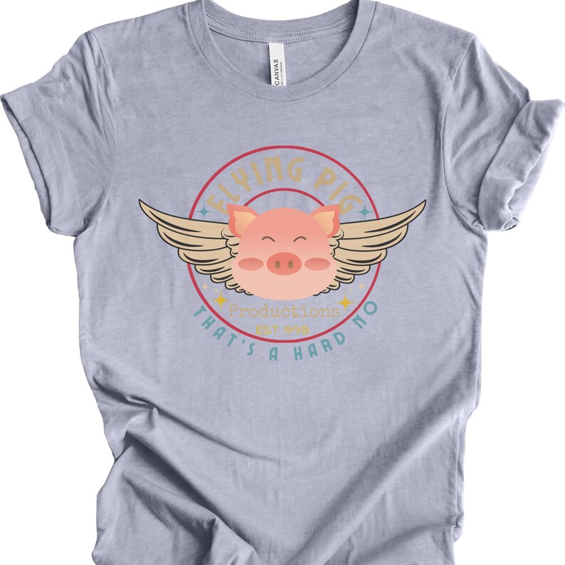 Tshirt Flying Pig Funny Shirt for Pig Lover Humorous Shirt Sarcastic Pigs Fly Shirt for ...