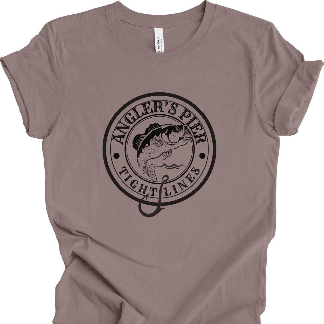 Tshirt Fishing Anglers Shirt Fish Hook Tshirt for Fishermen Outdoor ...