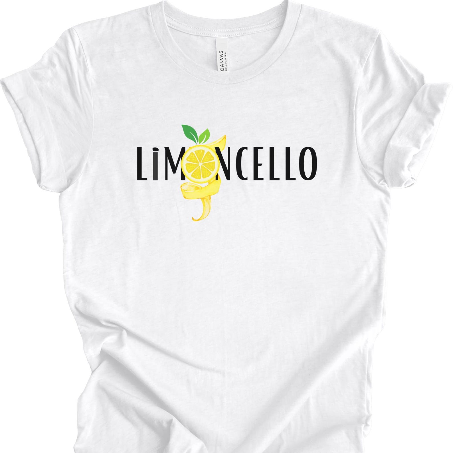 Limoncello Tshirt Garden Party Lemon Shirt Yellow Summer Citrus Tee Fruit Lover Gift Botanical ...