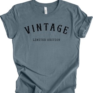 Tshirt Vintage Limited Edition Classic Vintage Shirt Cool Retro Gift ...