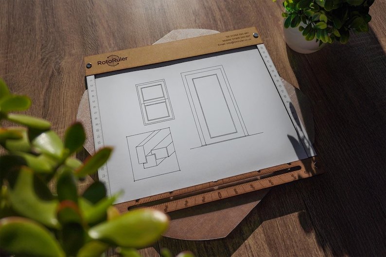 The Rotoruler Drawing Board - Design Tool - Sketch Pad - Draw Angles ...