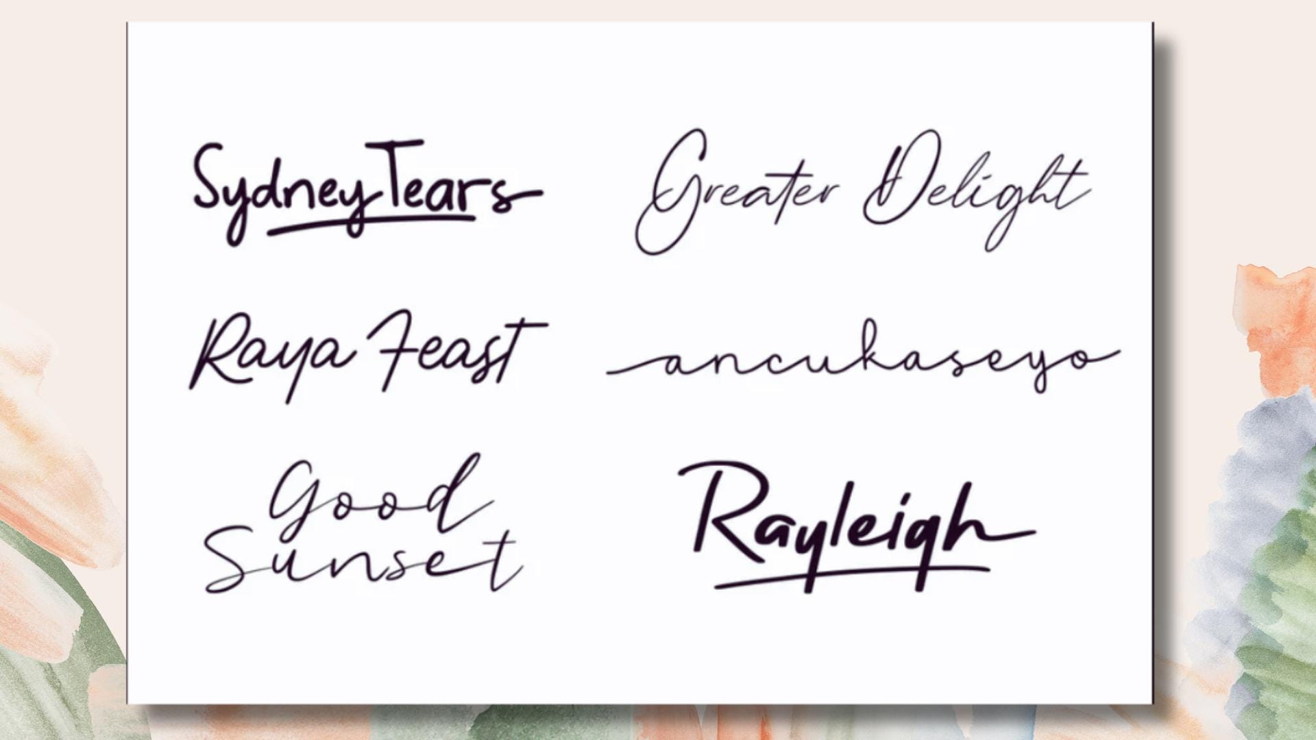 Cursive Font Svg, Font Svg, Digital Font Svg, Font Bundle for Logo ...
