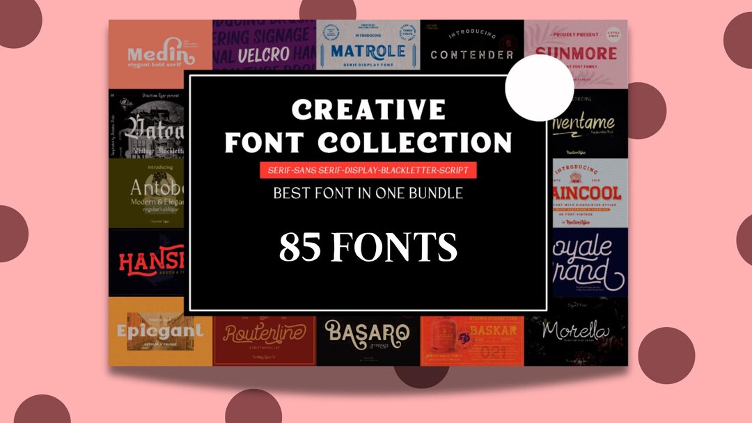 Creative Font Collection Bundle, Wedding Font SVG Bundle, Handwritten ...