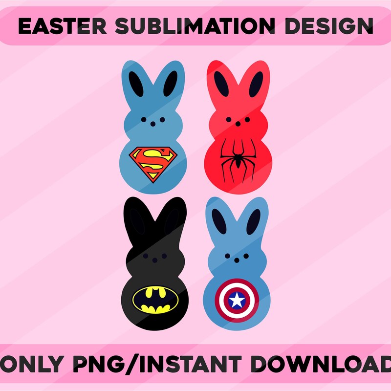 Easter Superheroes - Etsy