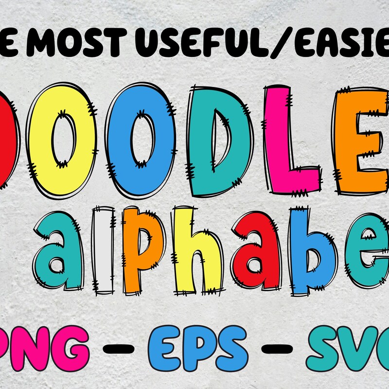 Doodle Letters - Etsy