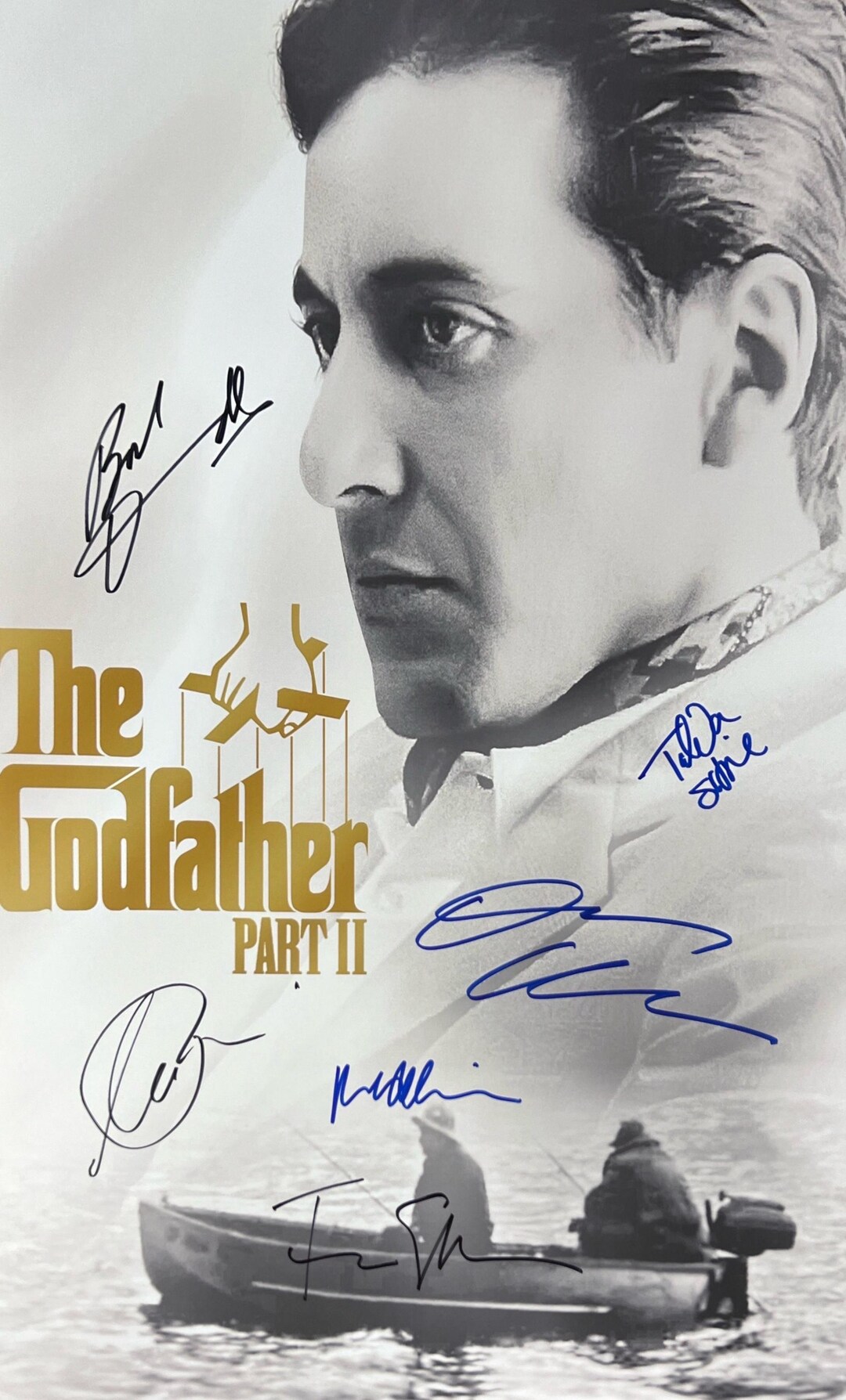 Autograph Signed Godfather 2 Poster COA - Etsy