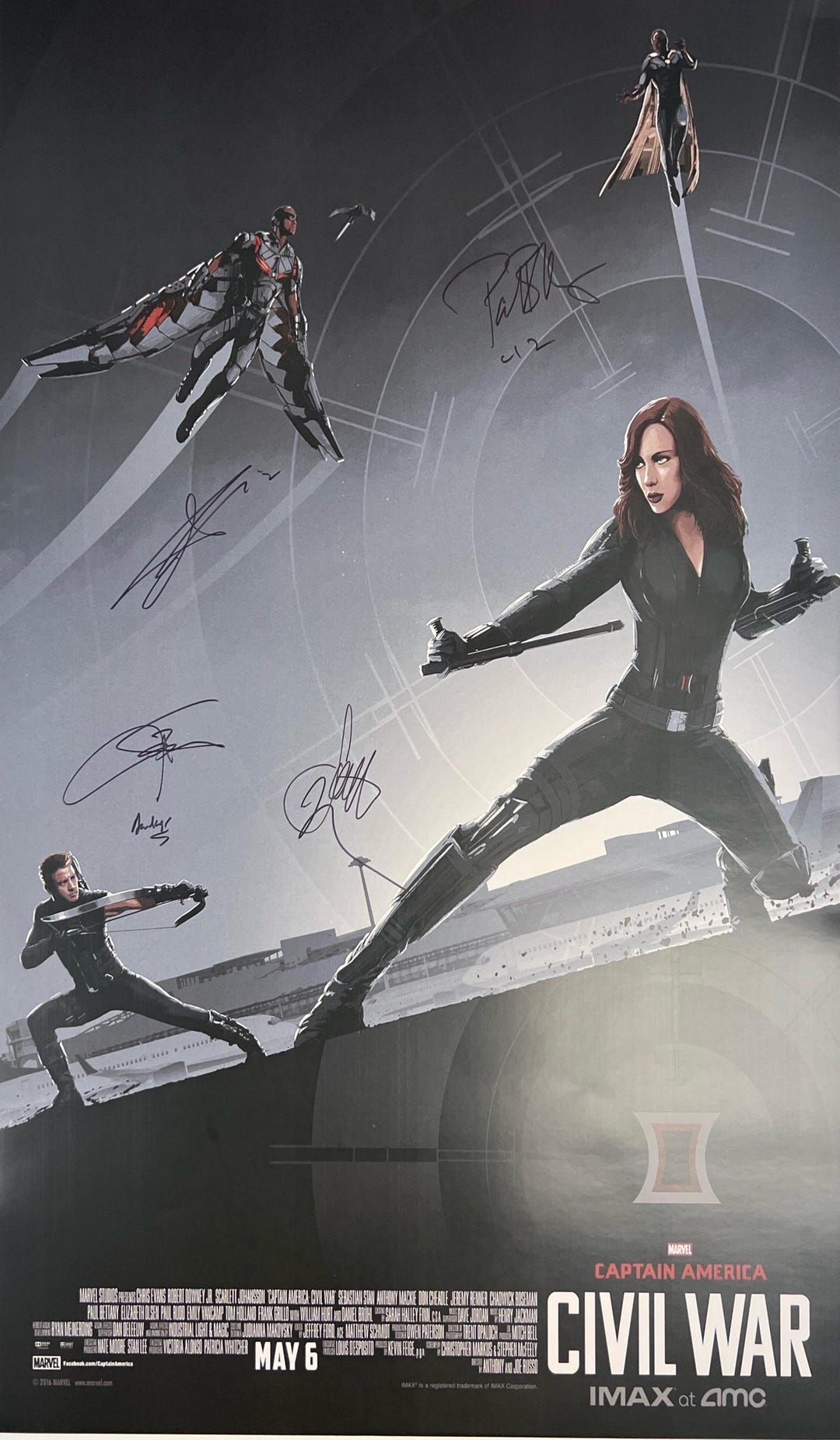 Autograph Signed Captain America Poster COA - Etsy