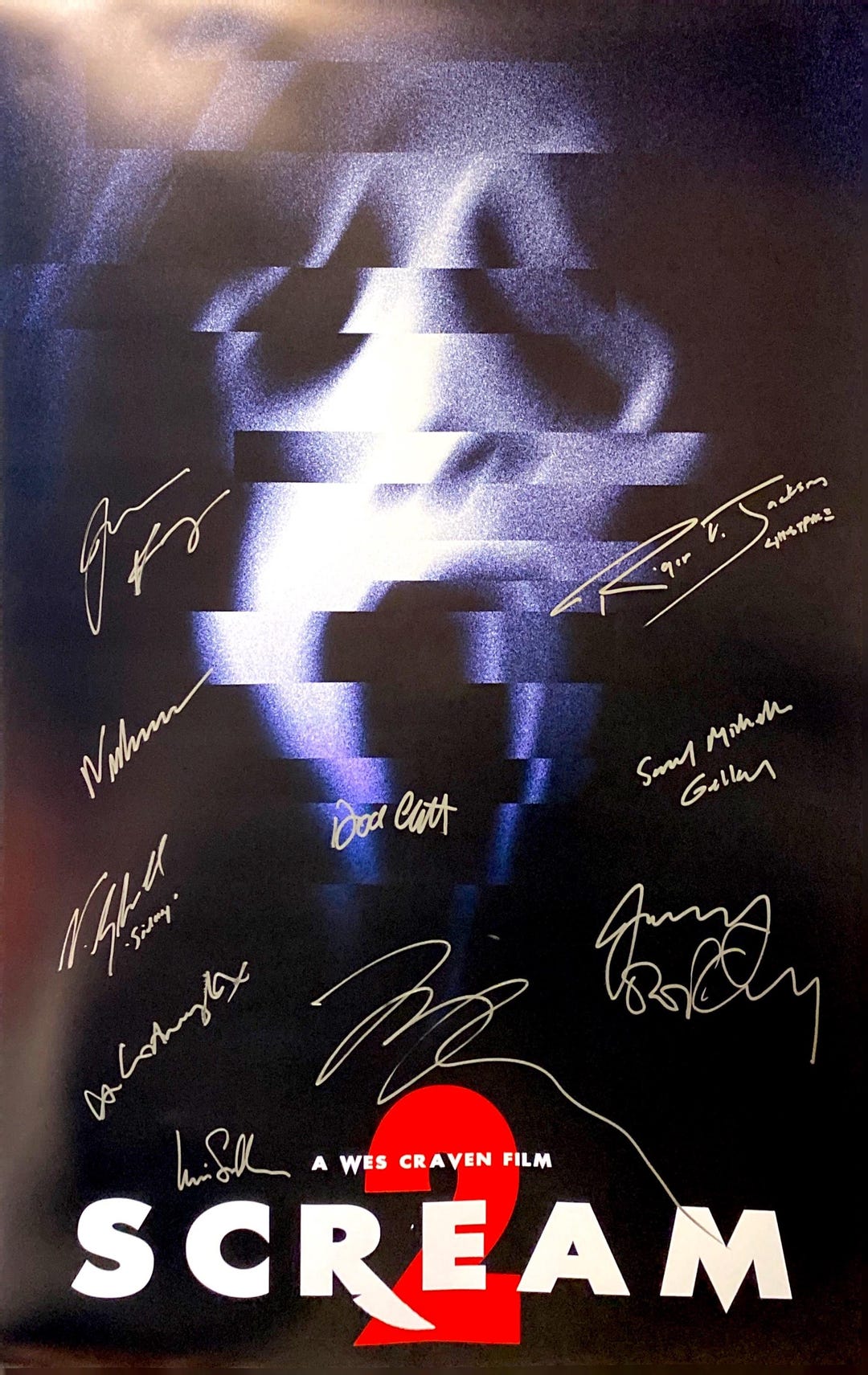 Autograph Signed Scream 2 Poster COA - Etsy