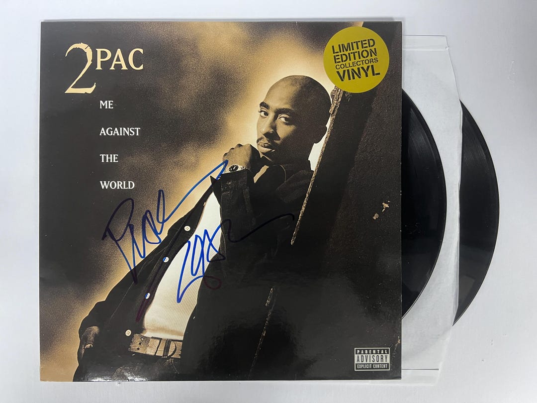 Autograph Signed Tupac Vinyl COA - Etsy