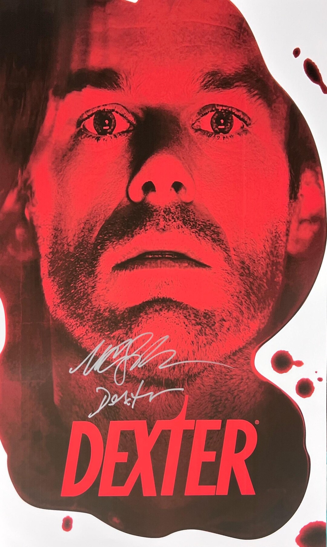 Autograph Signed Dexter Poster COA - Etsy