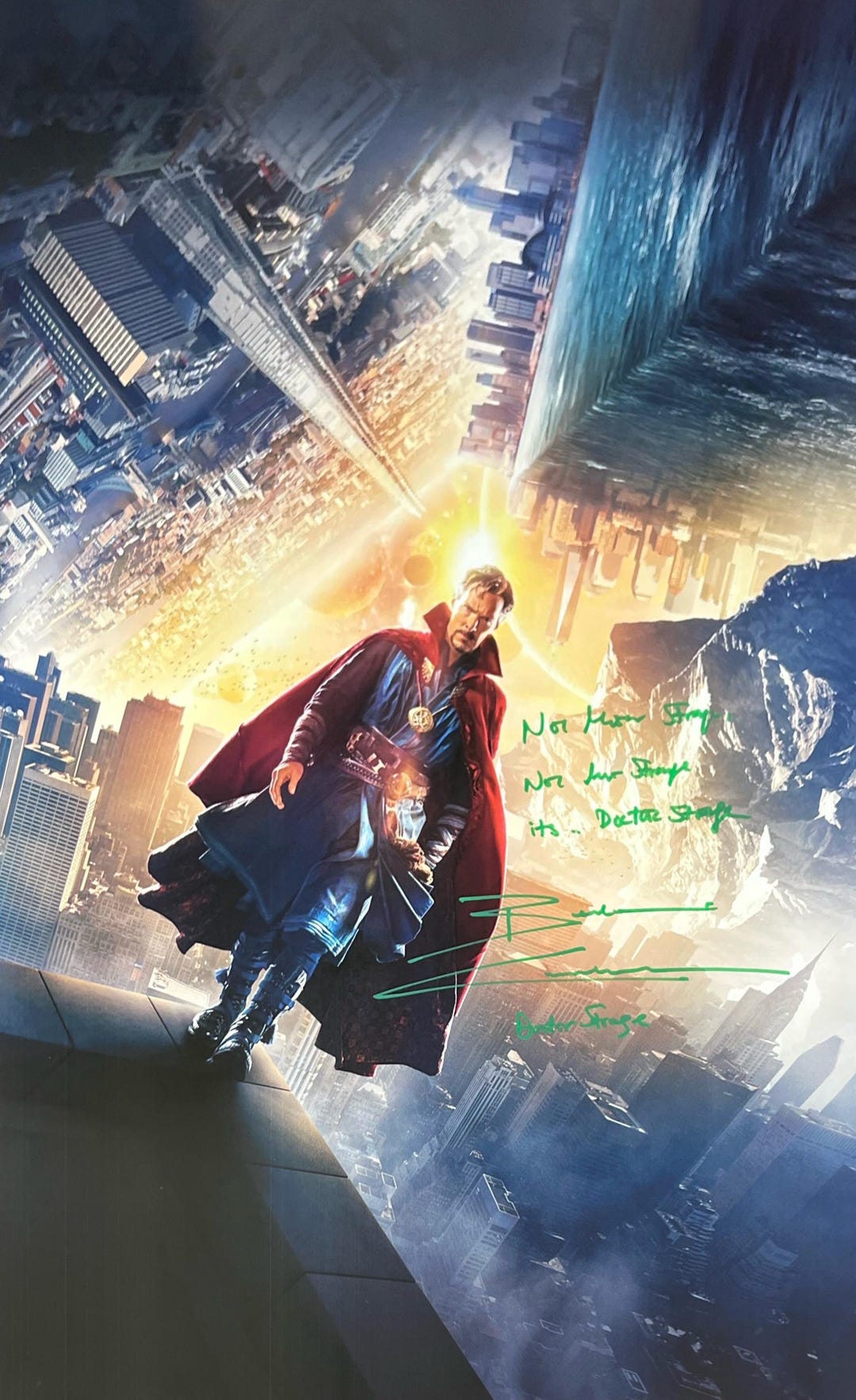 Autograph Signed Doctor Strange Poster COA - Etsy