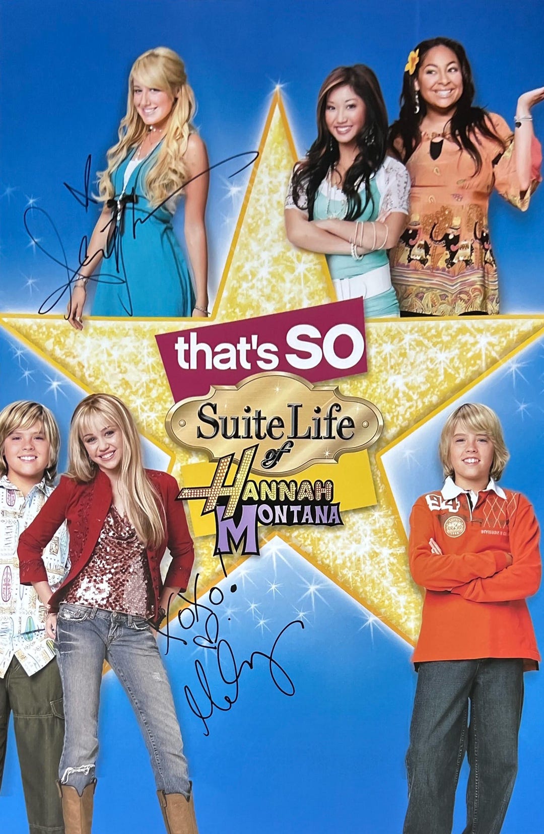 Autograph Signed Hannah Montana Poster COA - Etsy