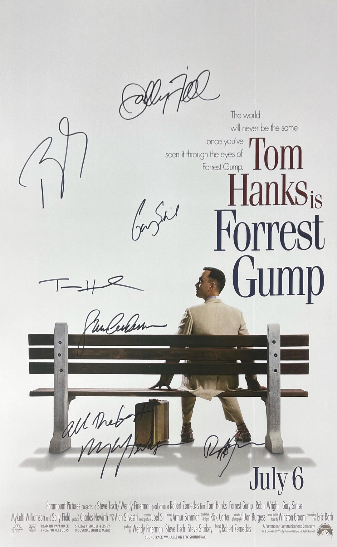 Autograph Signed Forrest Gump Poster - Etsy