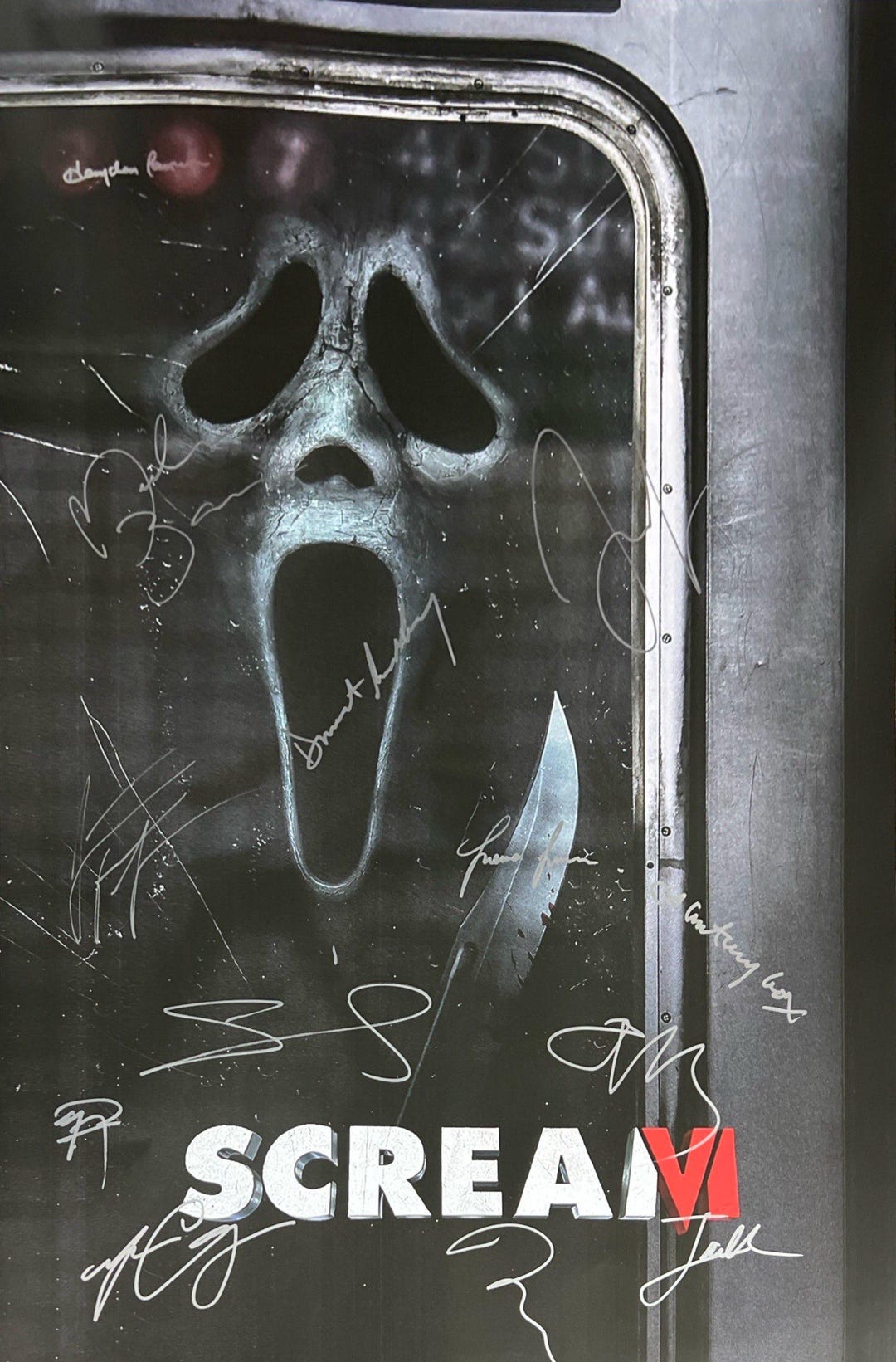 Autograph Signed Scream VI Poster COA - Etsy