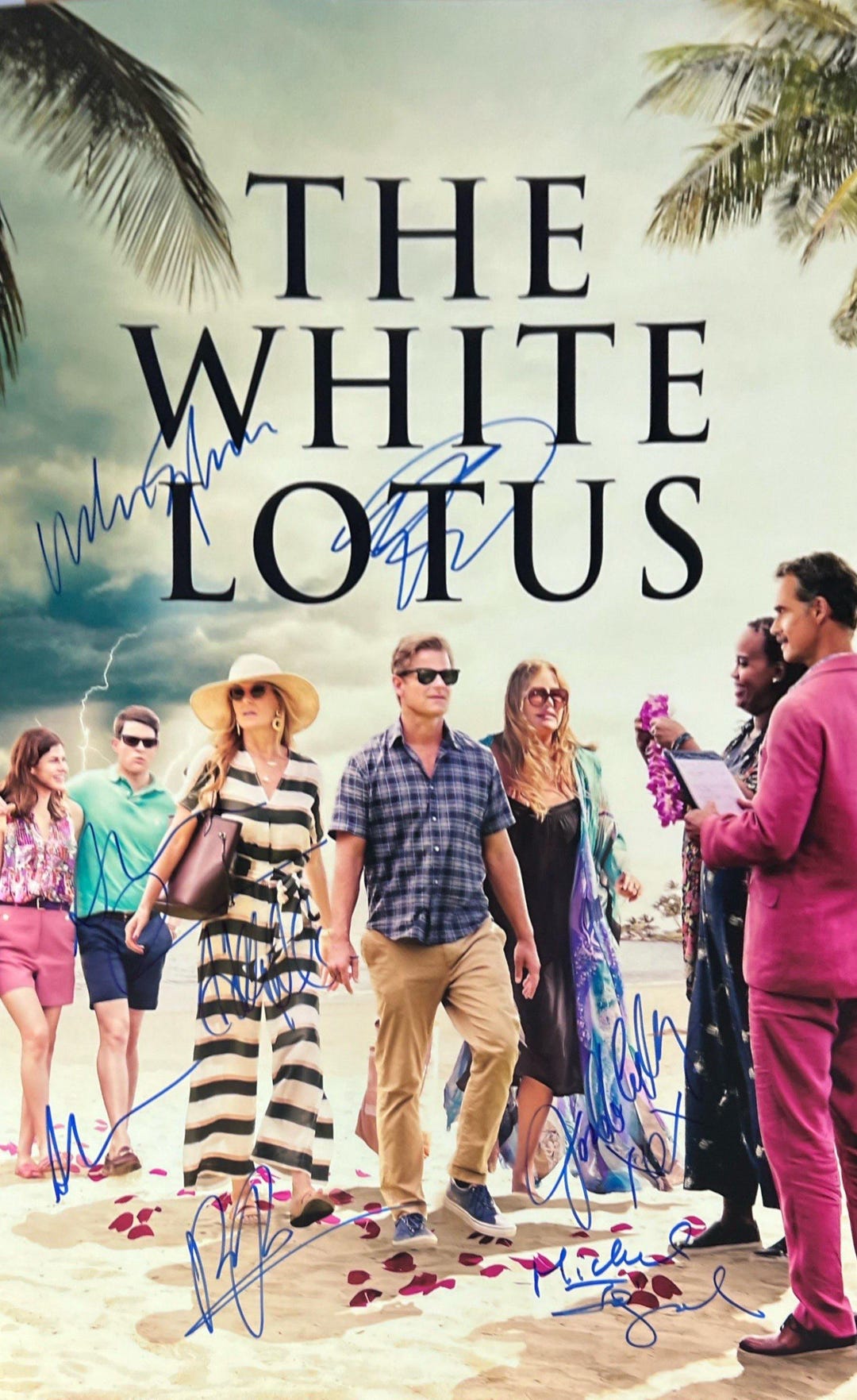 Autograph Signed White Lotus Poster COA - Etsy