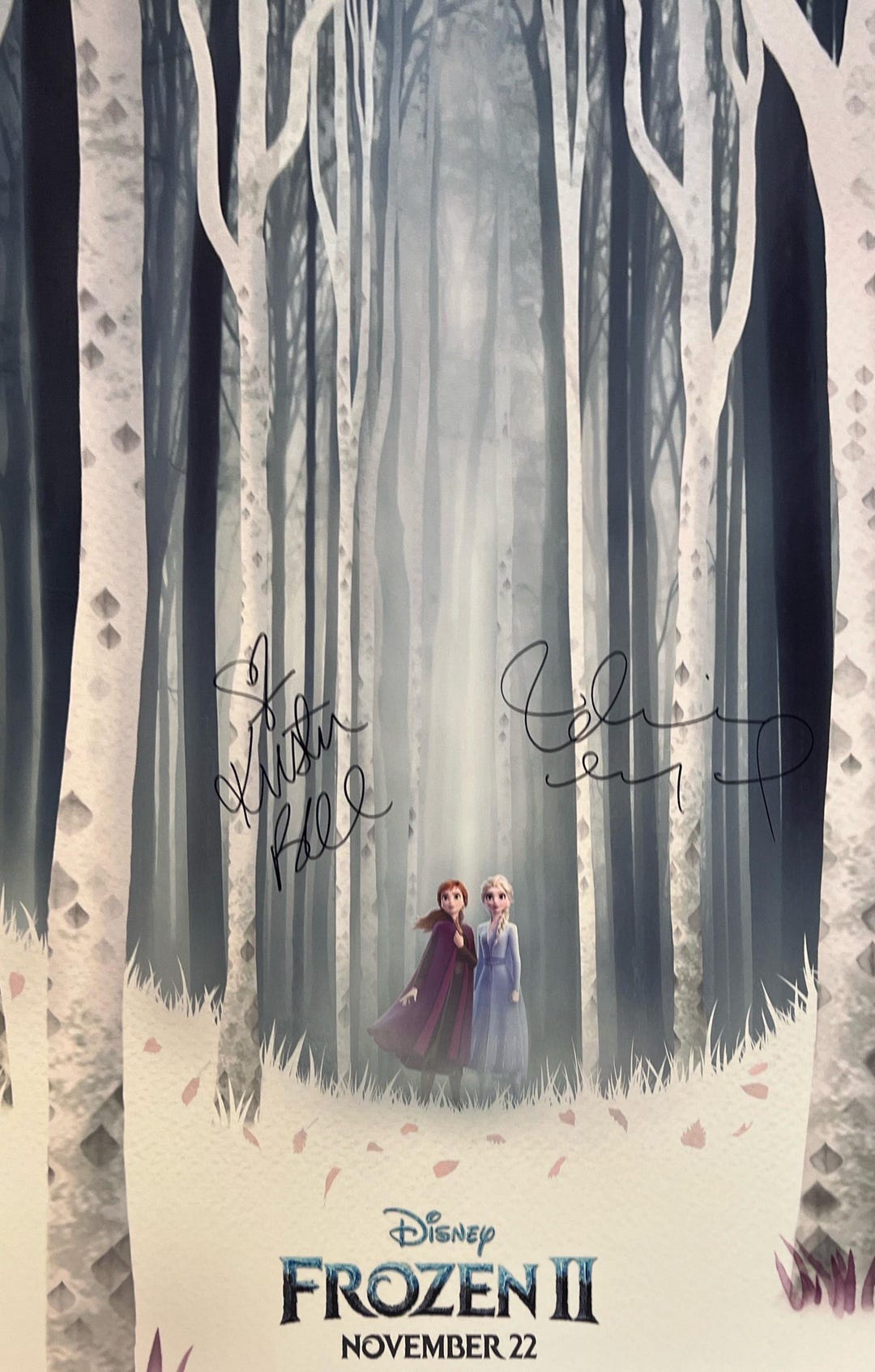 Autograph Signed Frozen 2. Poster COA - Etsy