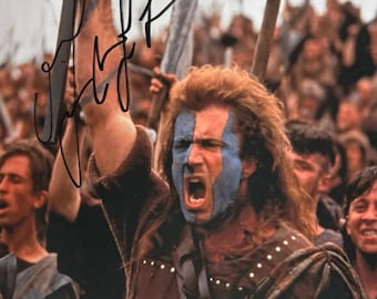 Mel Gibson ‘braveheart’ William Wallace Original Autographed 8x10 ...