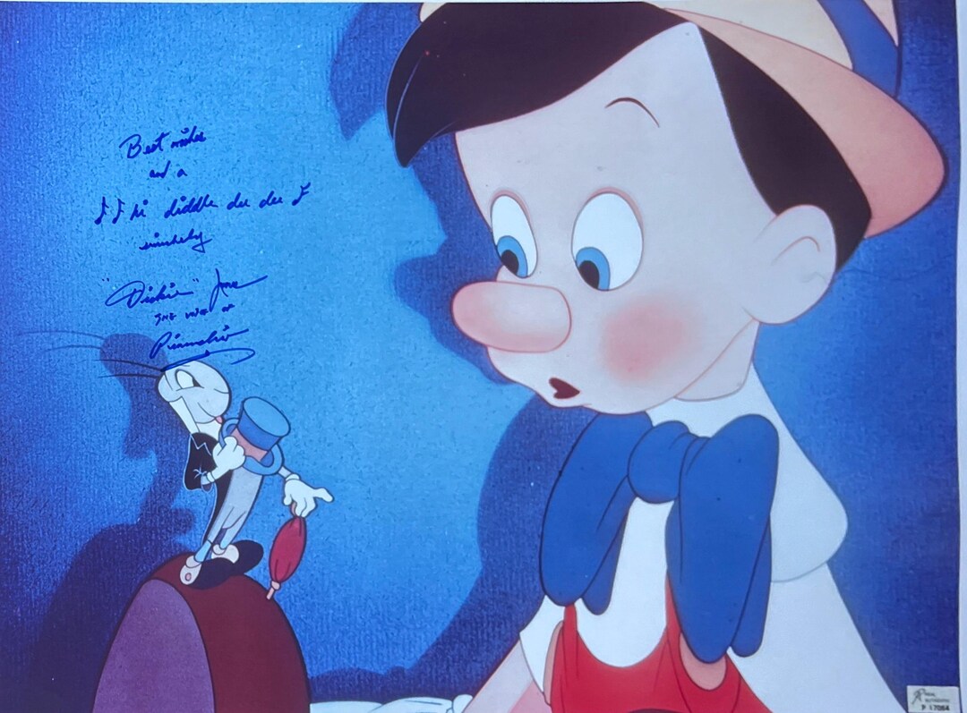 Autograph Signed Pinocchio Poster - Etsy