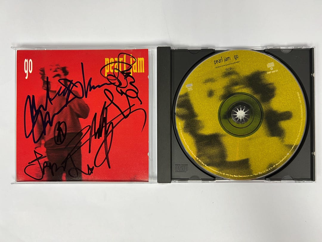 Autograph Signed Pearl Jam CD Album - Etsy