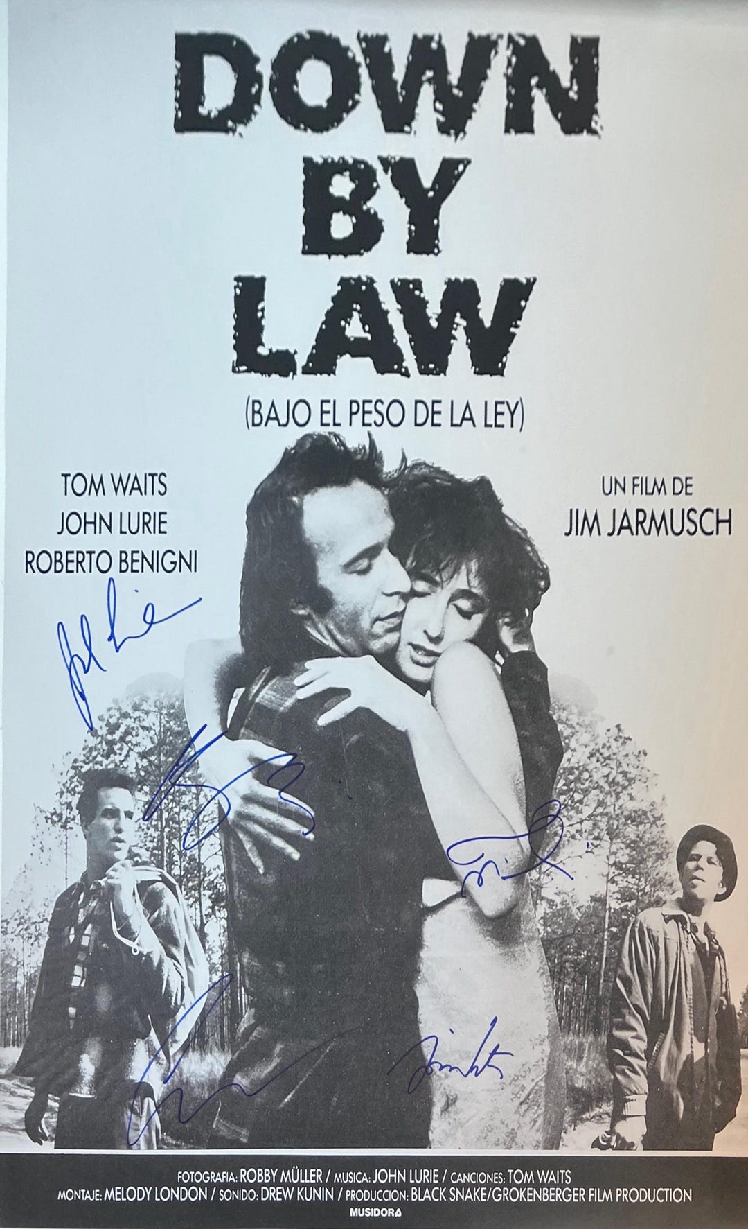 Autograph Signed Down by Law Poster COA - Etsy