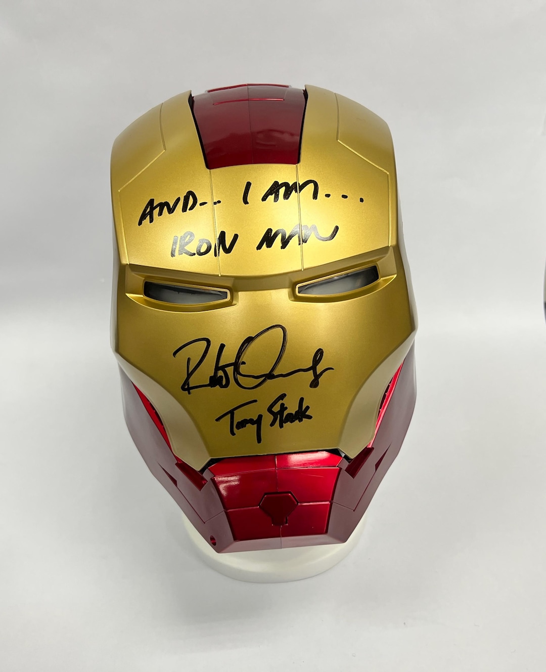 Autograph Signed Iron Man Helmet COA - Etsy