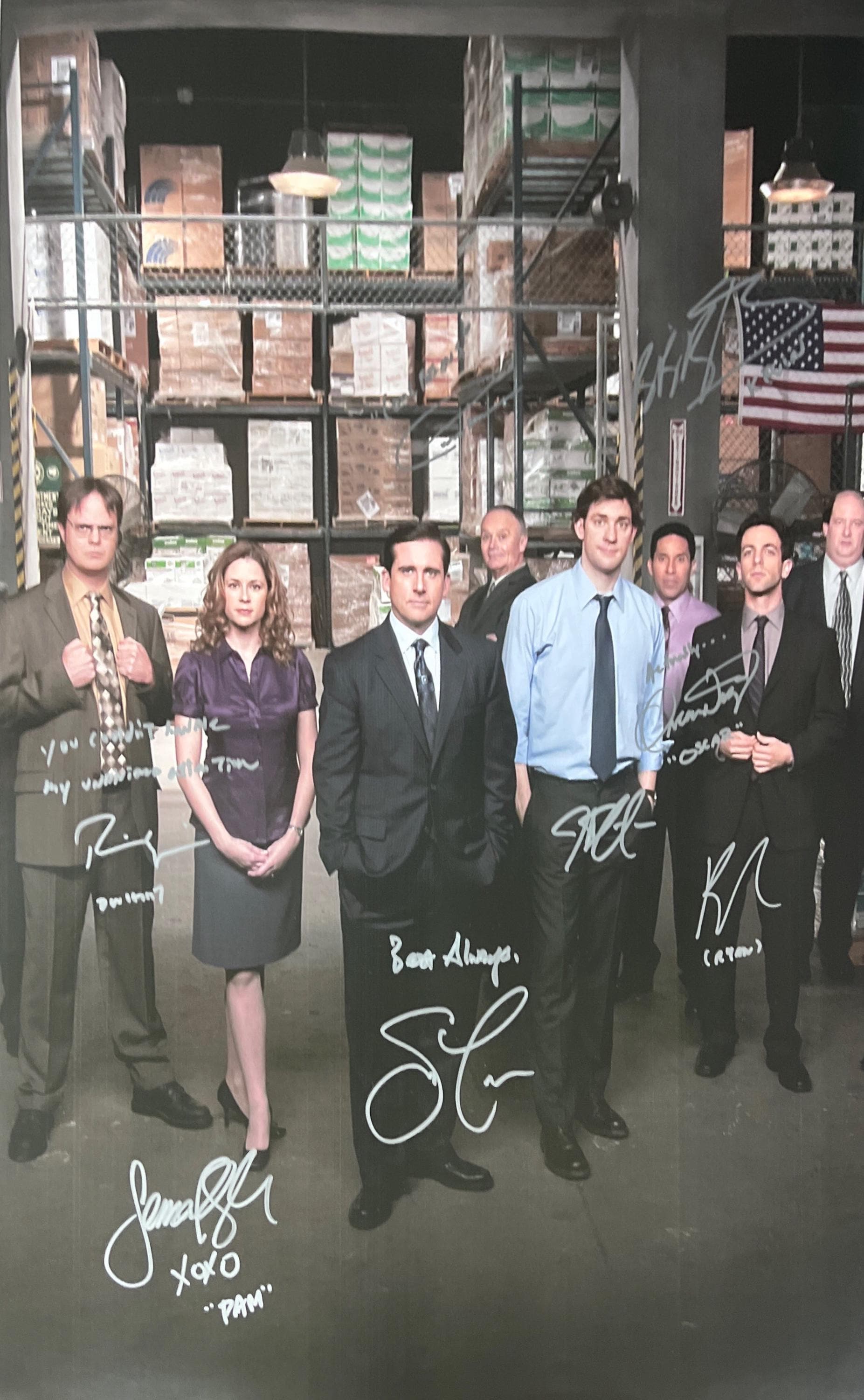 Autograph Signed the Office Poster - Etsy