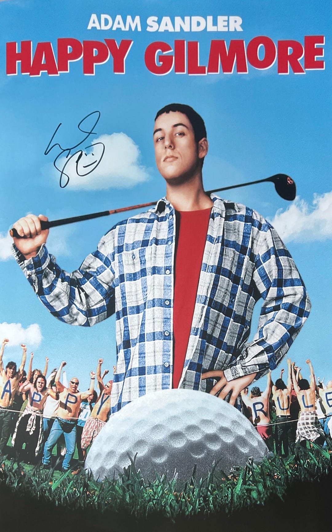 Autograph Signed Happy Gilmore Poster - Etsy