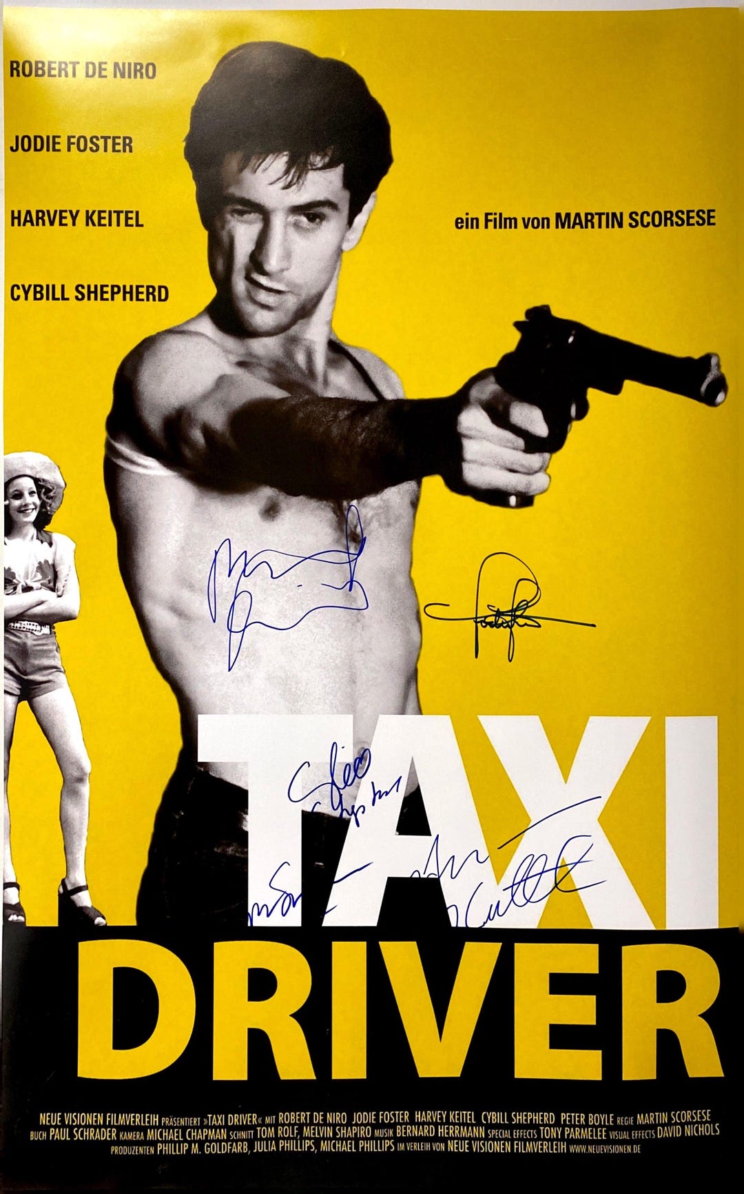 Autograph Signed Taxi Driver Poster COA - Etsy