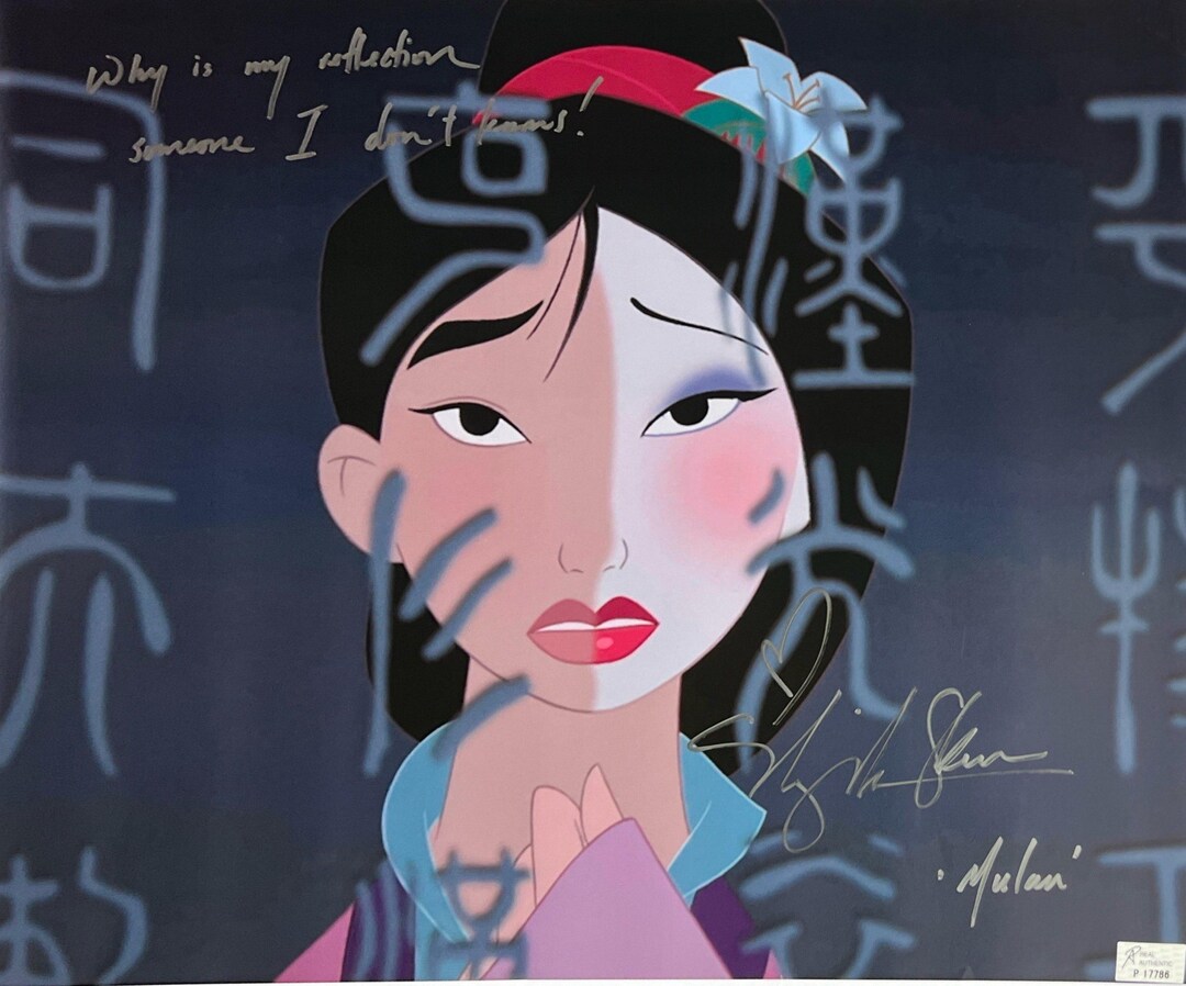 Autograph Signed Mulan Poster - Etsy