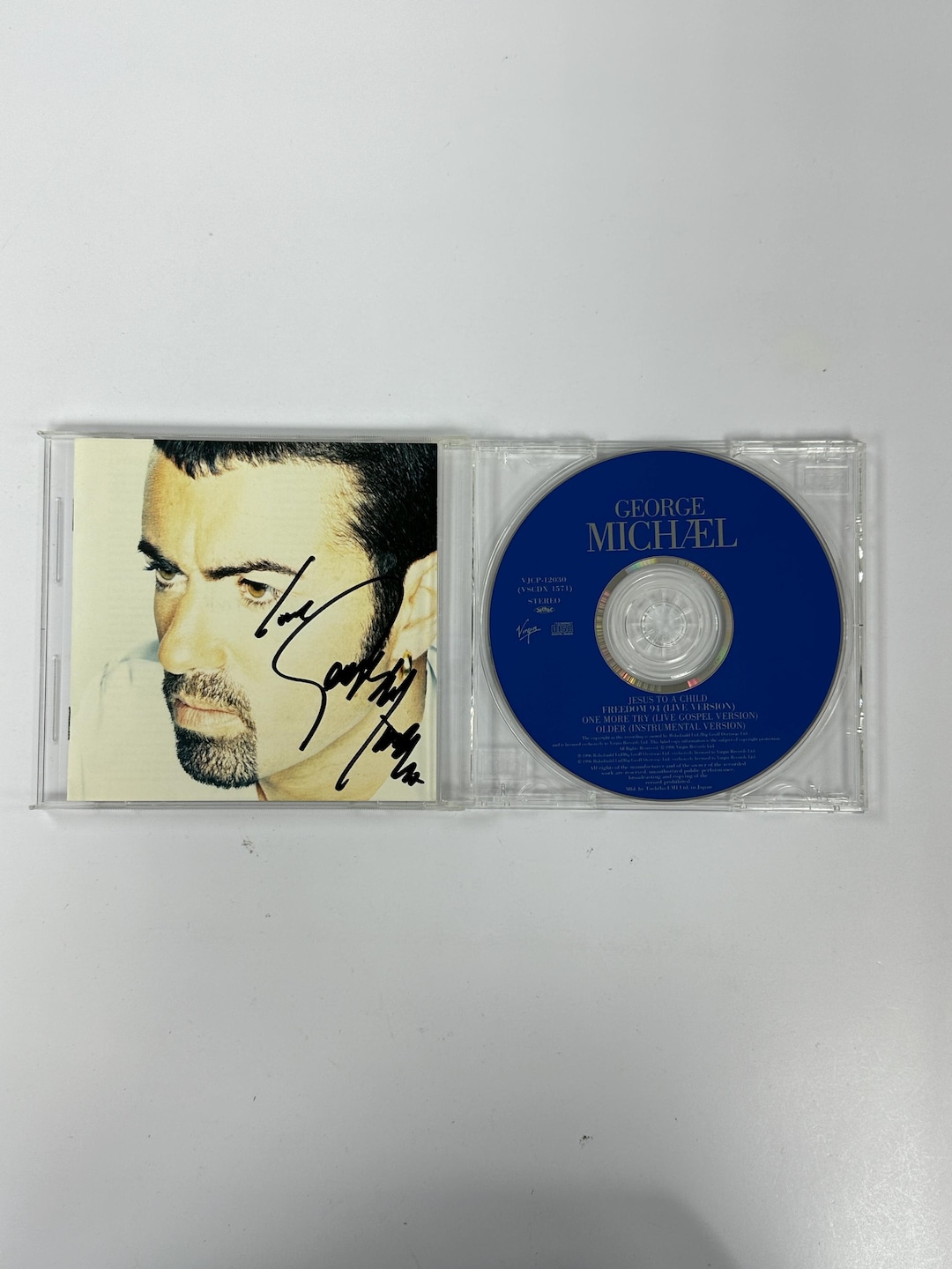 Autograph Signed George Michael CD - Etsy