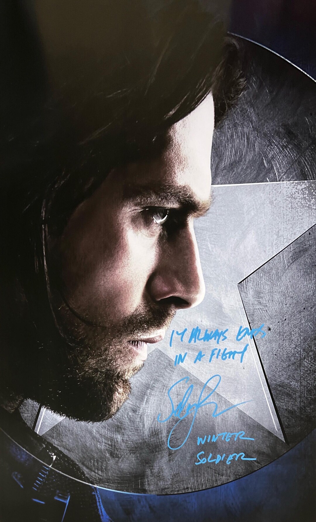 Autograph Signed Captain America Poster COA - Etsy