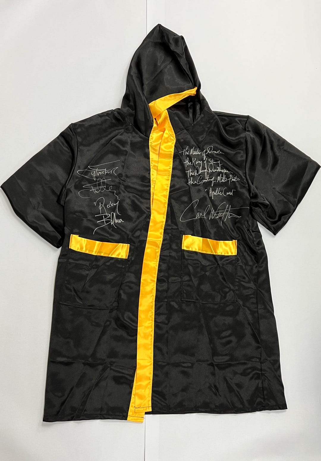 Autograph Signed Boxing Cape Sylvester Stallone COA - Etsy