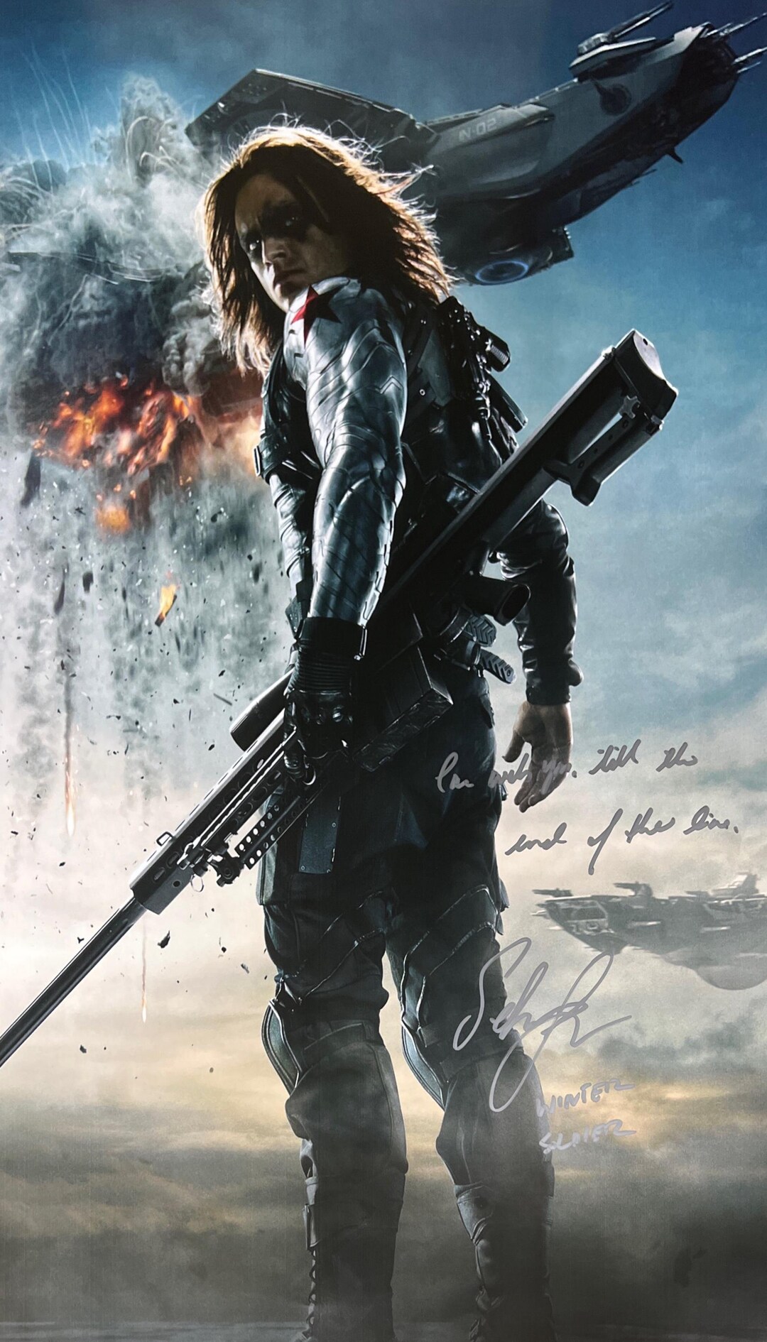 Autograph Signed Captain America Poster COA - Etsy