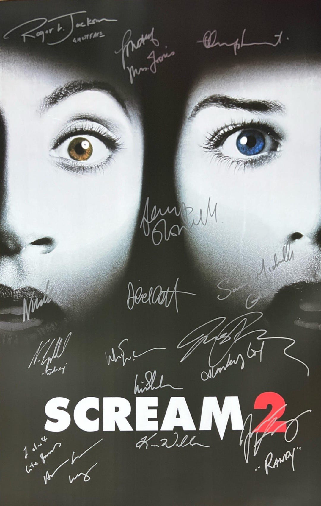 Autograph Signed Scream 2 Poster COA - Etsy