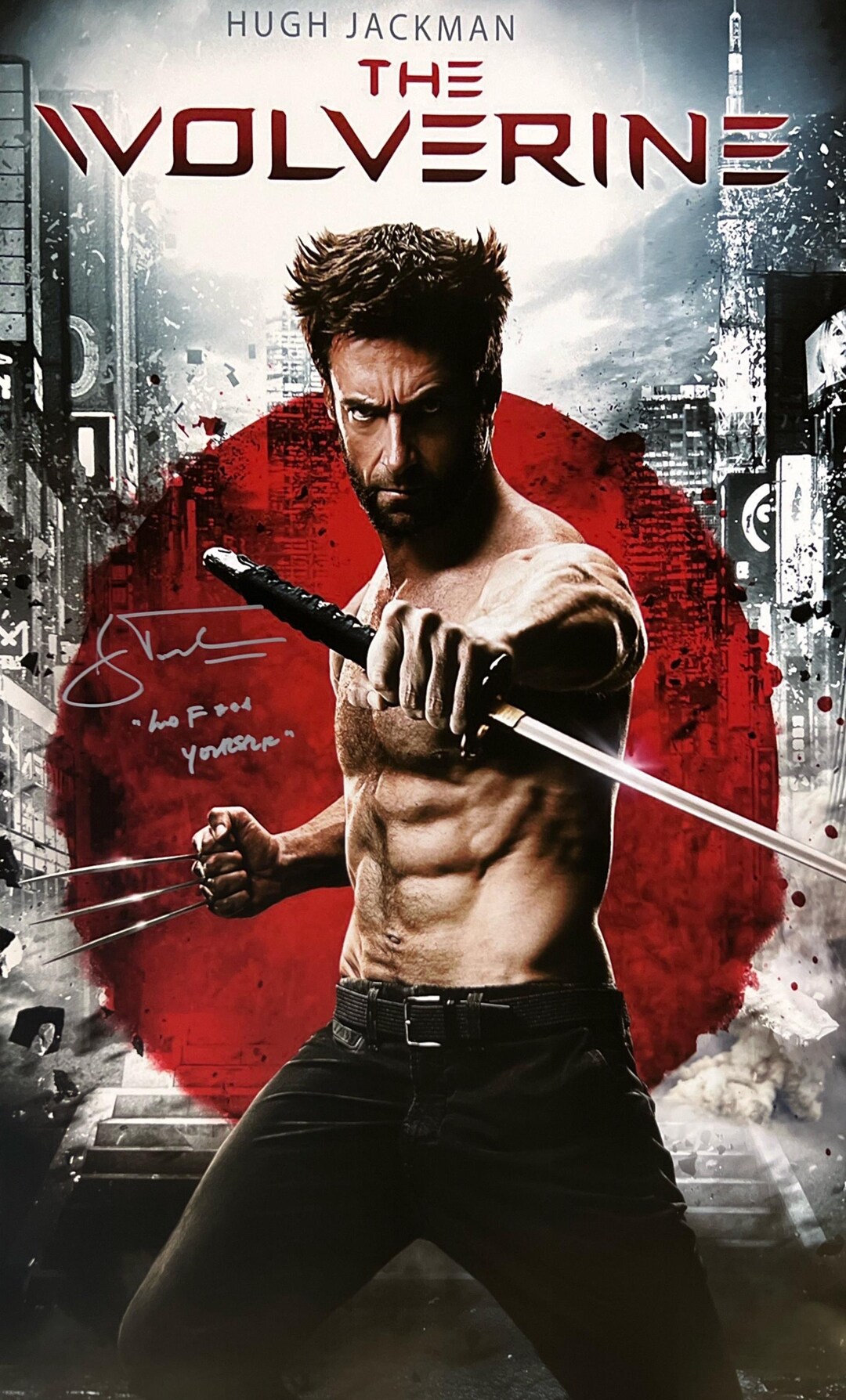 Autograph Signed Wolverine Poster COA - Etsy